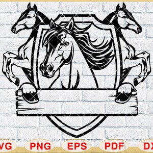 Horse Split Frame Svg horse Monogram Svg Horse Svg Bundle - Etsy UK