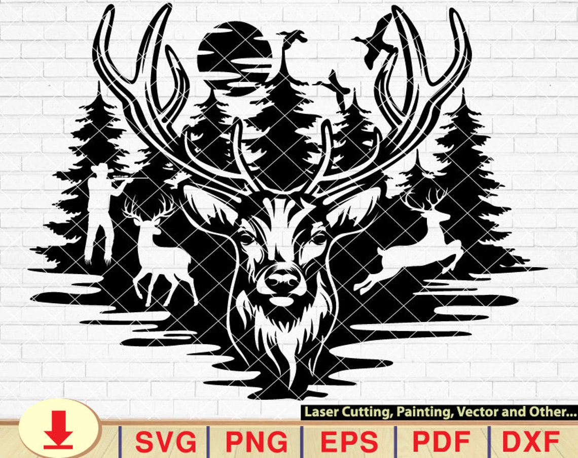 Deer Hunter Svg Hunting Svg Deer Svg Hunting Season Svg - Etsy