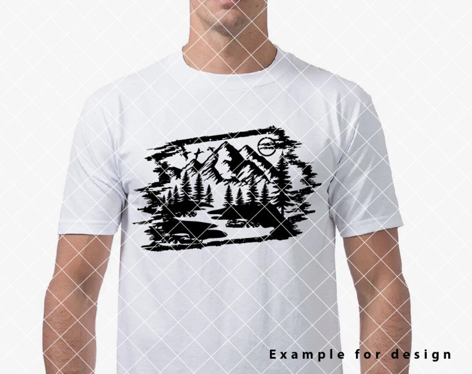 River Scene Svg River Svg Nature Scene Svg Lake Scene Svg - Etsy