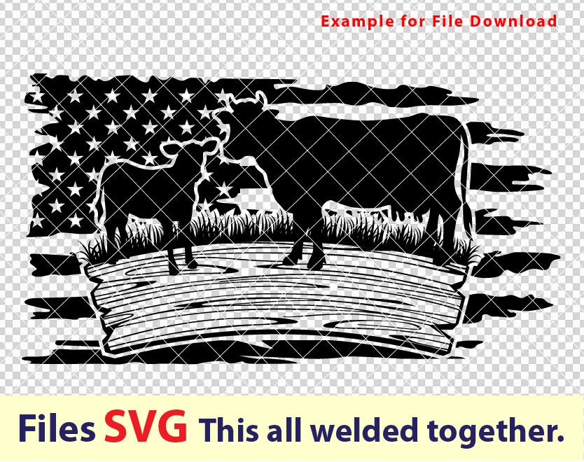 USA Cow Farm Svg Farmer Svg Farm Animal Svg US Cow Svg - Etsy