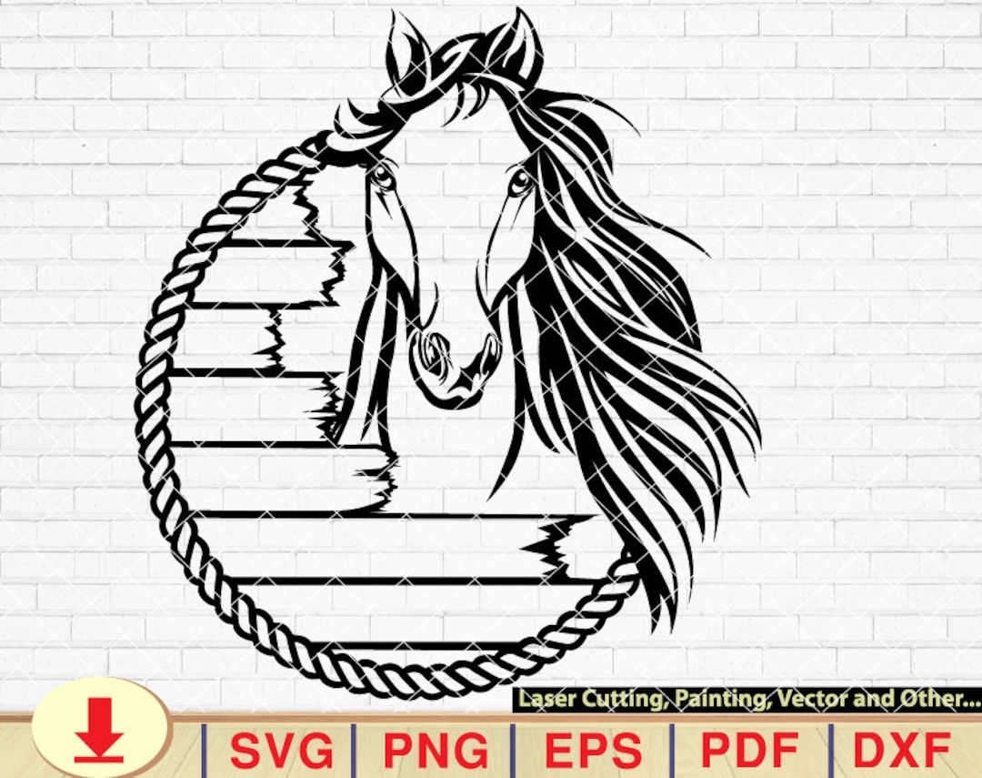Paard Split Frame Svg Paard Svg Paard Monogram Svg Paard - Etsy België