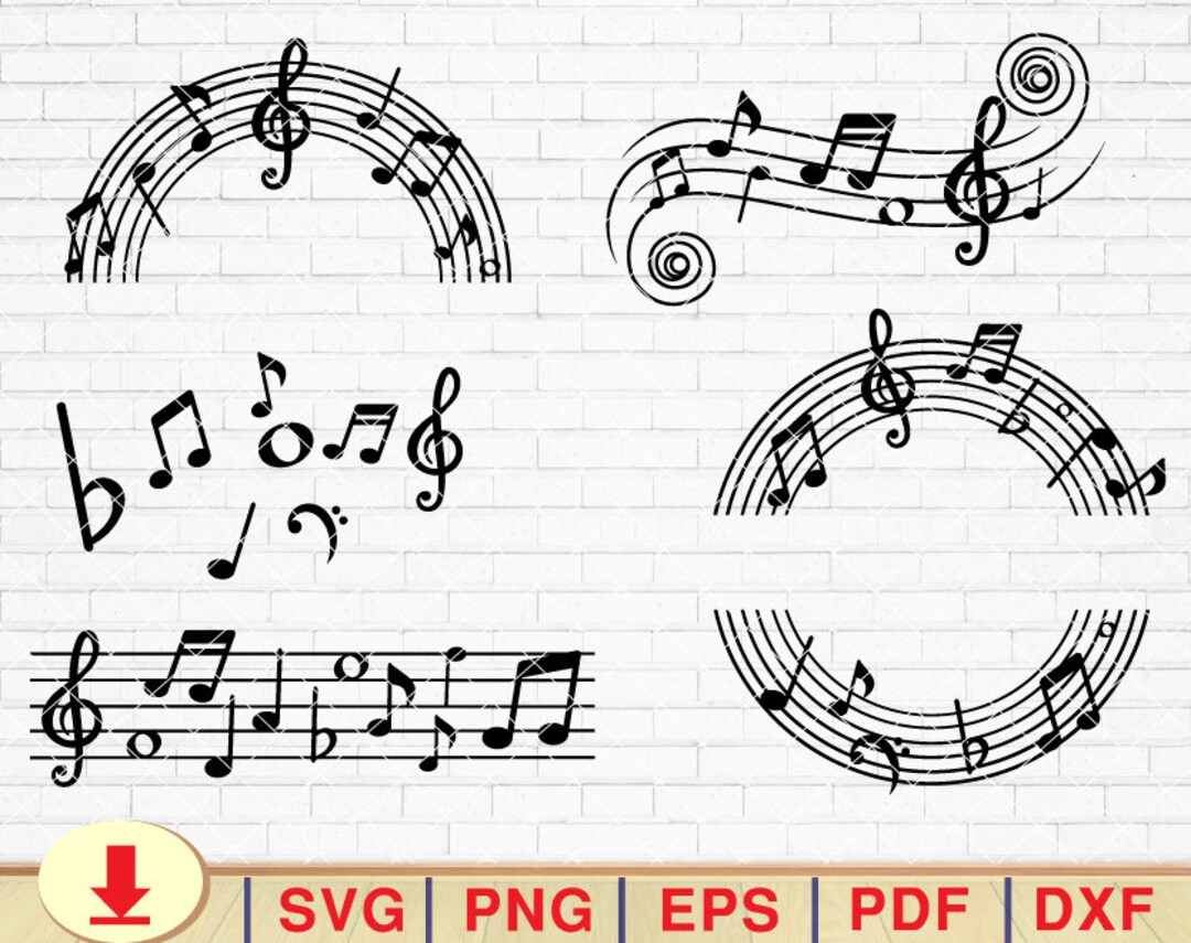 Music Notes Svg, Music Svg,music Clipart Notes,treble Clef Svg,music ...