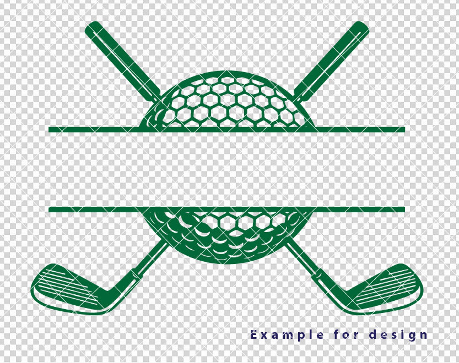 Golf Monogram Svg Golf Svg Golf Name Frame Svg Golf Ball - Etsy