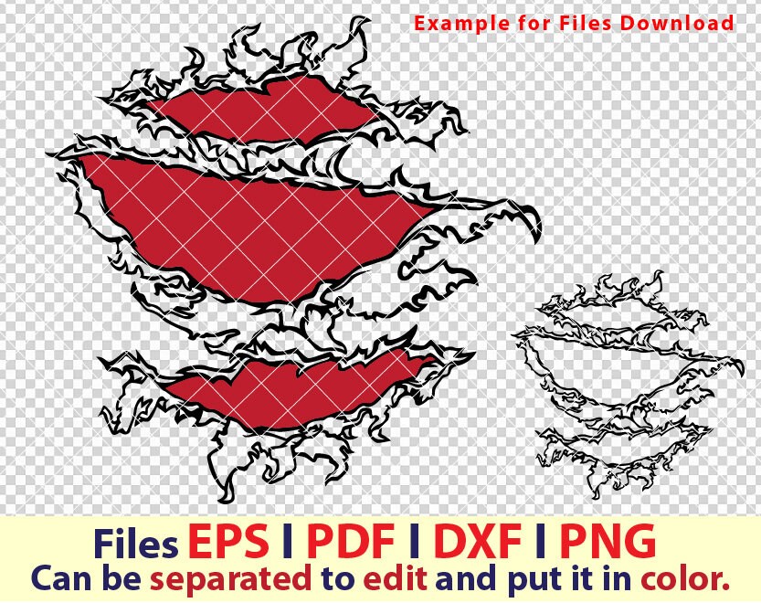 Ripped Shirt Svg Ripped Svg Scratches Svg Tear Away Svg - Etsy