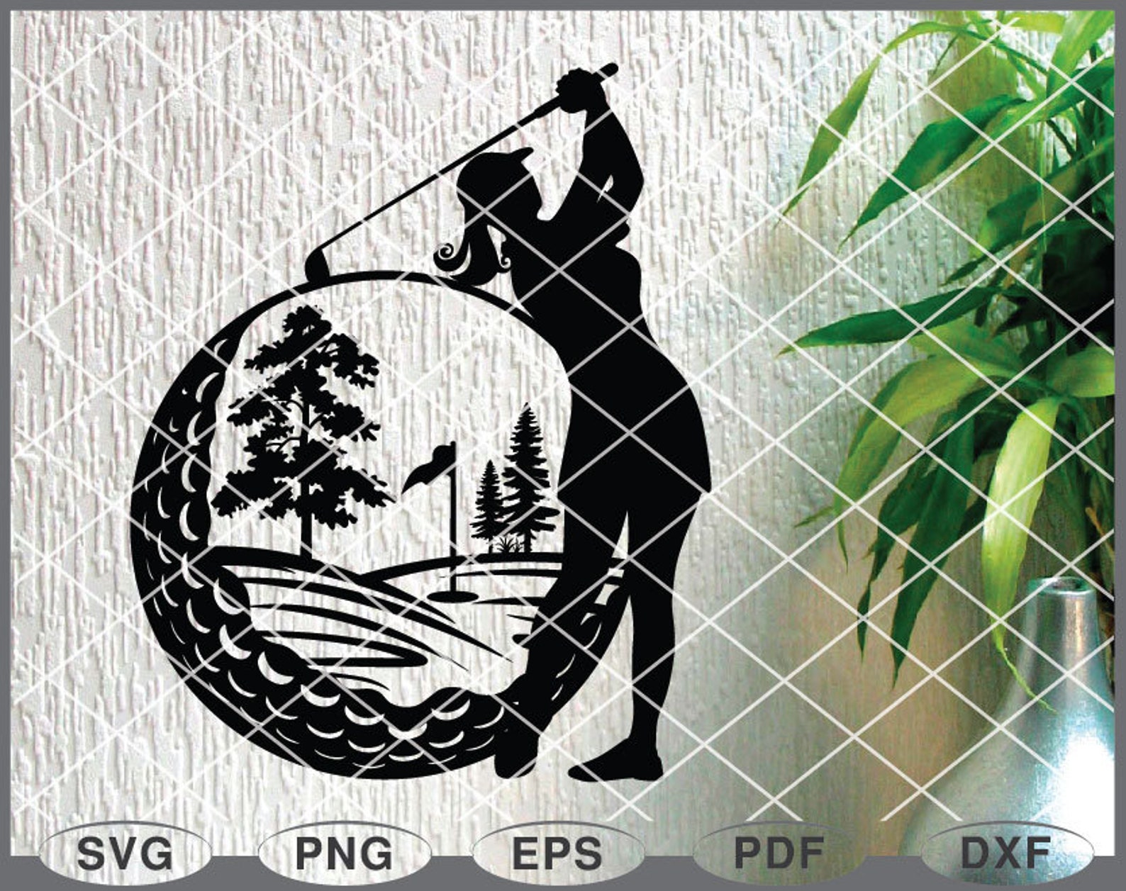 Golfing Svggolfer Svggolfing Designmale Golfer Svggolf - Etsy