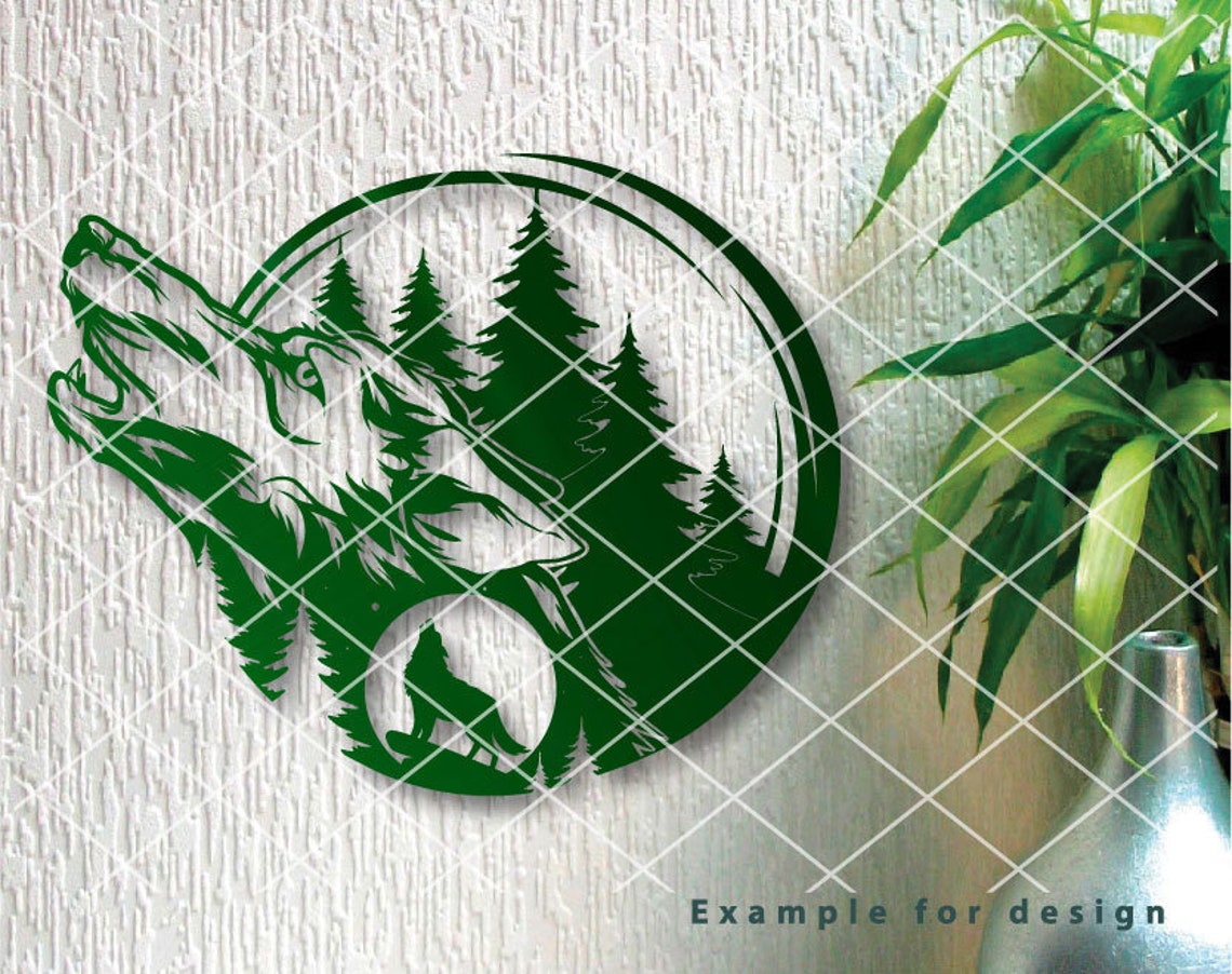 Howling Wolf Svg Wolf Svg Mountain Wolf Svg Wolf Pack Svg - Etsy