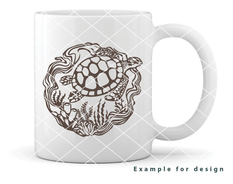 Turtle With Wave Svg Sea Turtle Svg Turtle Svg Turtle in - Etsy