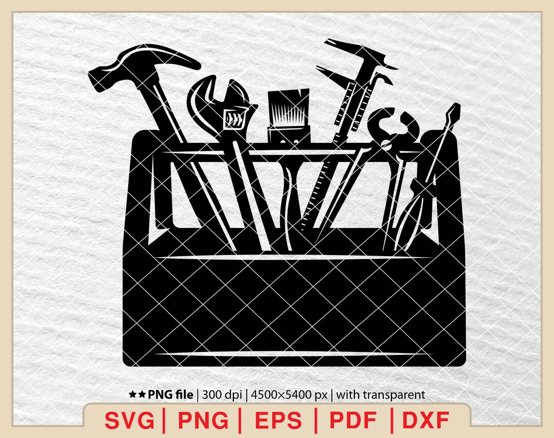 Toolbox Svg, Tools Svg, Toolbox Clipart, Toolbox Vector, Repair Tools ...