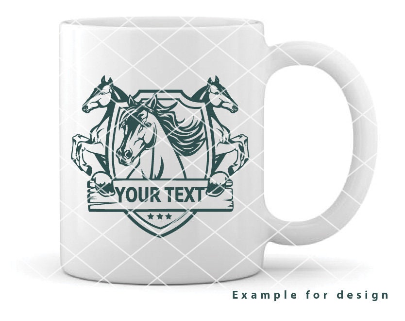 Horse Split Frame Svg horse Monogram Svg Horse Svg Bundle - Etsy