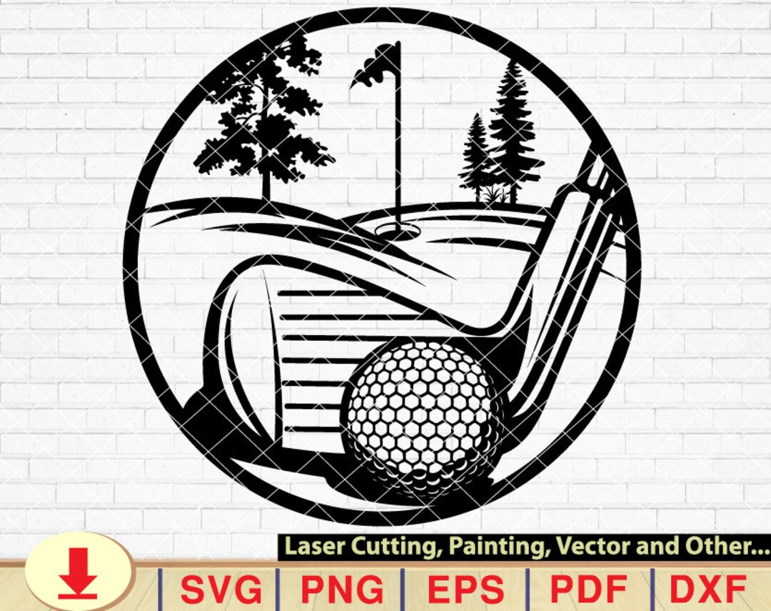 Golf Svggolfing Svggolfer Svggolfing Designmale Golfer - Etsy