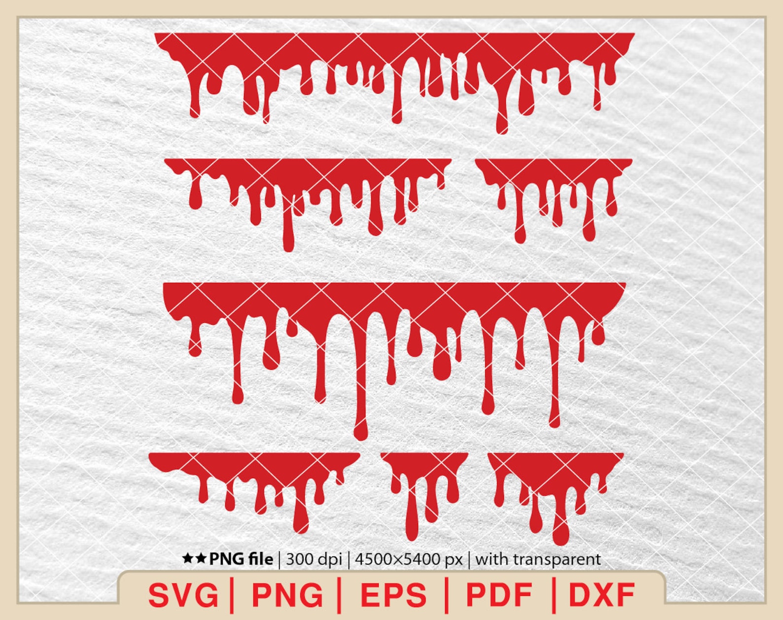 Blood Dripping Bundle SVG, Blood Svg, Dripping Blood Svg, Halloween Svg ...