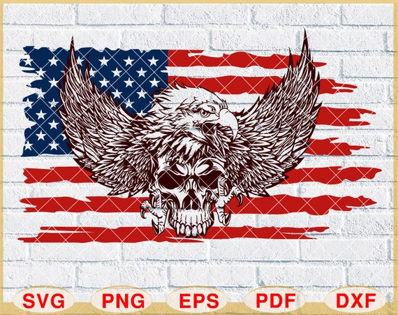 Eagle Through Flag Svg Eagle Flag Svg Eagle USA Svg - Etsy Canada