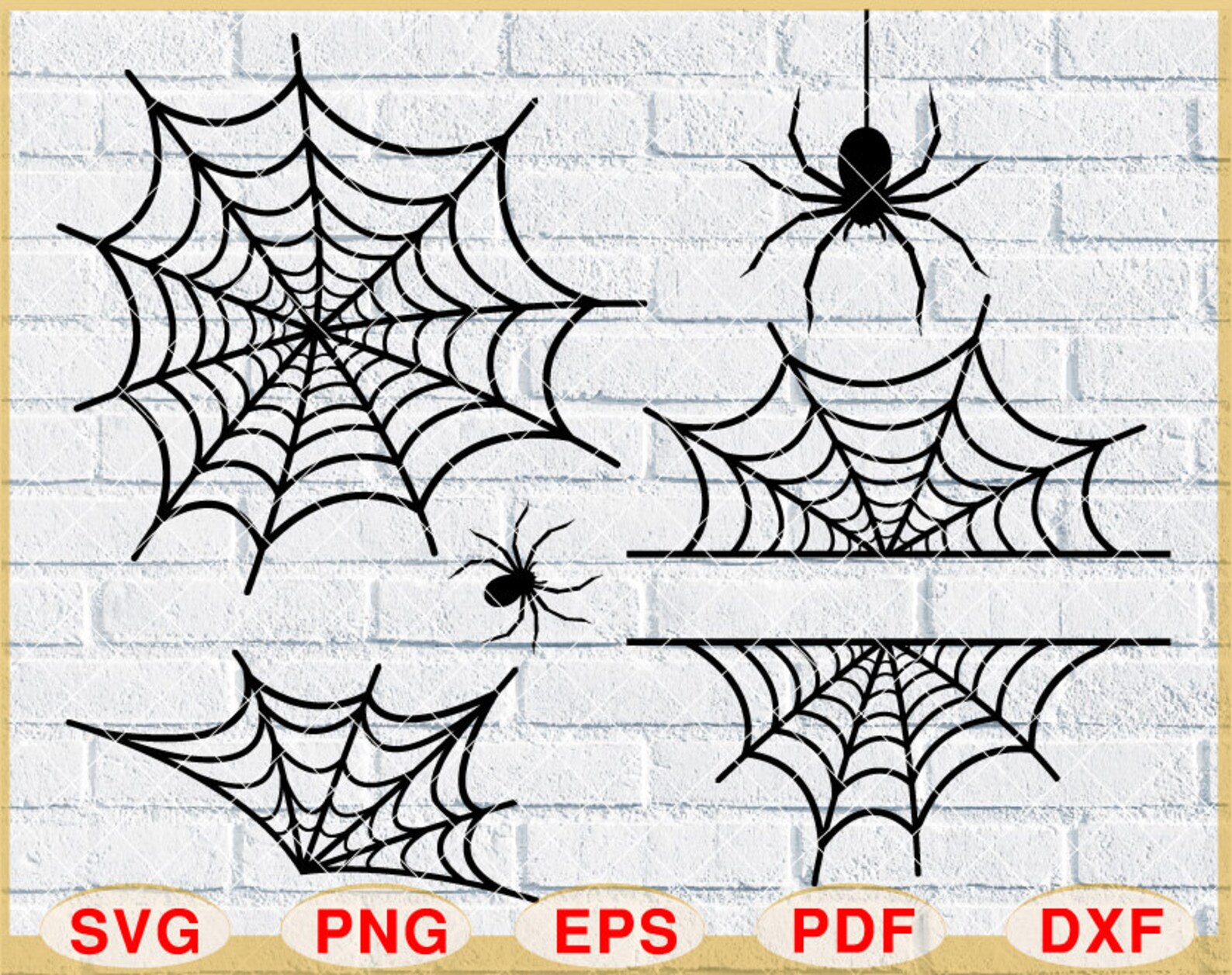 Spider Web Svg Spider Half Web Svg Halloween Svg Spider - Etsy