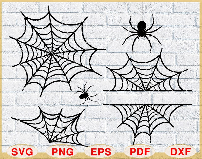 Spider Web Svg Spider Half Web Svg Halloween Svg Spider - Etsy UK