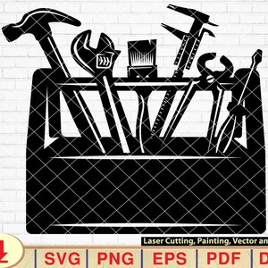 Toolbox Svg Tools Svg Toolbox Clipart Toolbox Vector - Etsy