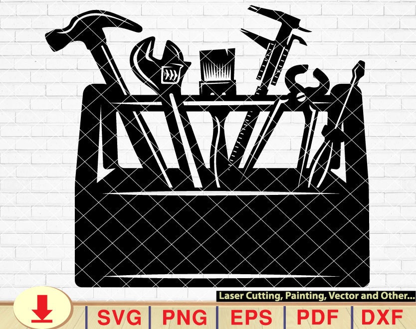 Toolbox Svg Tools Svg Toolbox Clipart Toolbox Vector - Etsy Canada