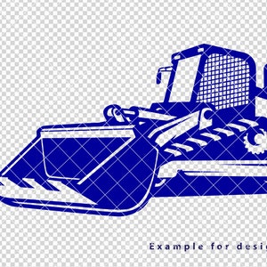 Loader Truck Svg Construction Vehicle Svgbulldozer - Etsy
