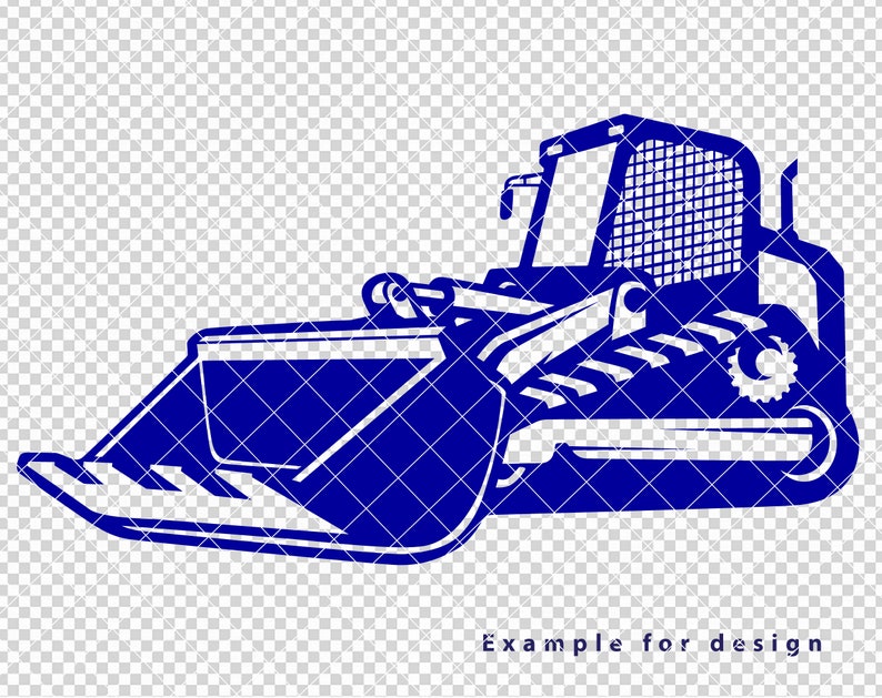 Loader Truck Svg Construction Vehicle Svgbulldozer - Etsy