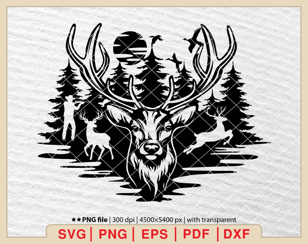 Deer Hunter Svg, Hunting Svg, Deer Svg, Hunting Season Svg, Outdoors ...