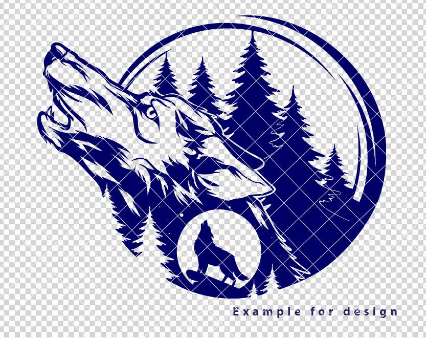 Howling Wolf Svg Wolf Svg Mountain Wolf Svg Wolf Pack Svg - Etsy