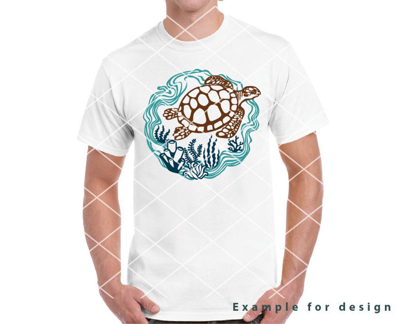 Turtle With Wave Svg Sea Turtle Svg Turtle Svg Turtle in - Etsy