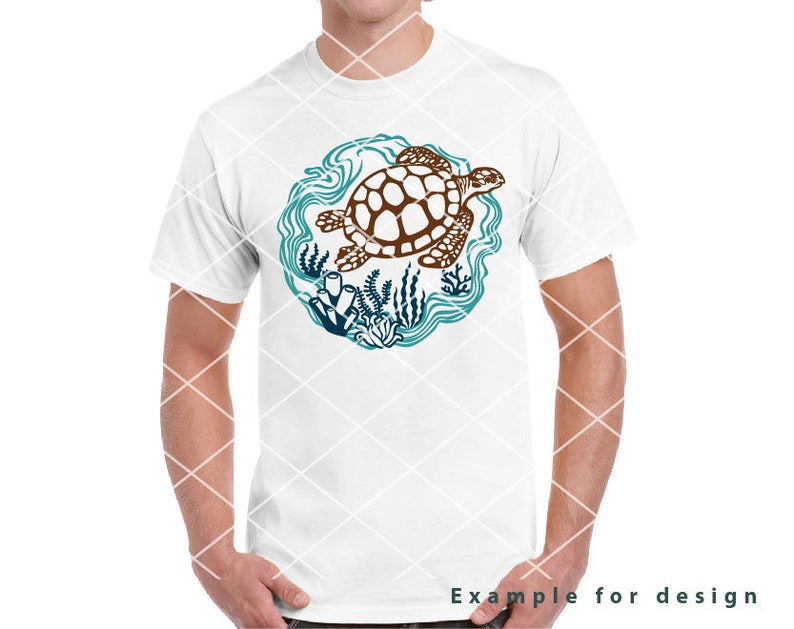 Turtle With Wave Svg Sea Turtle Svg Turtle Svg Turtle in - Etsy