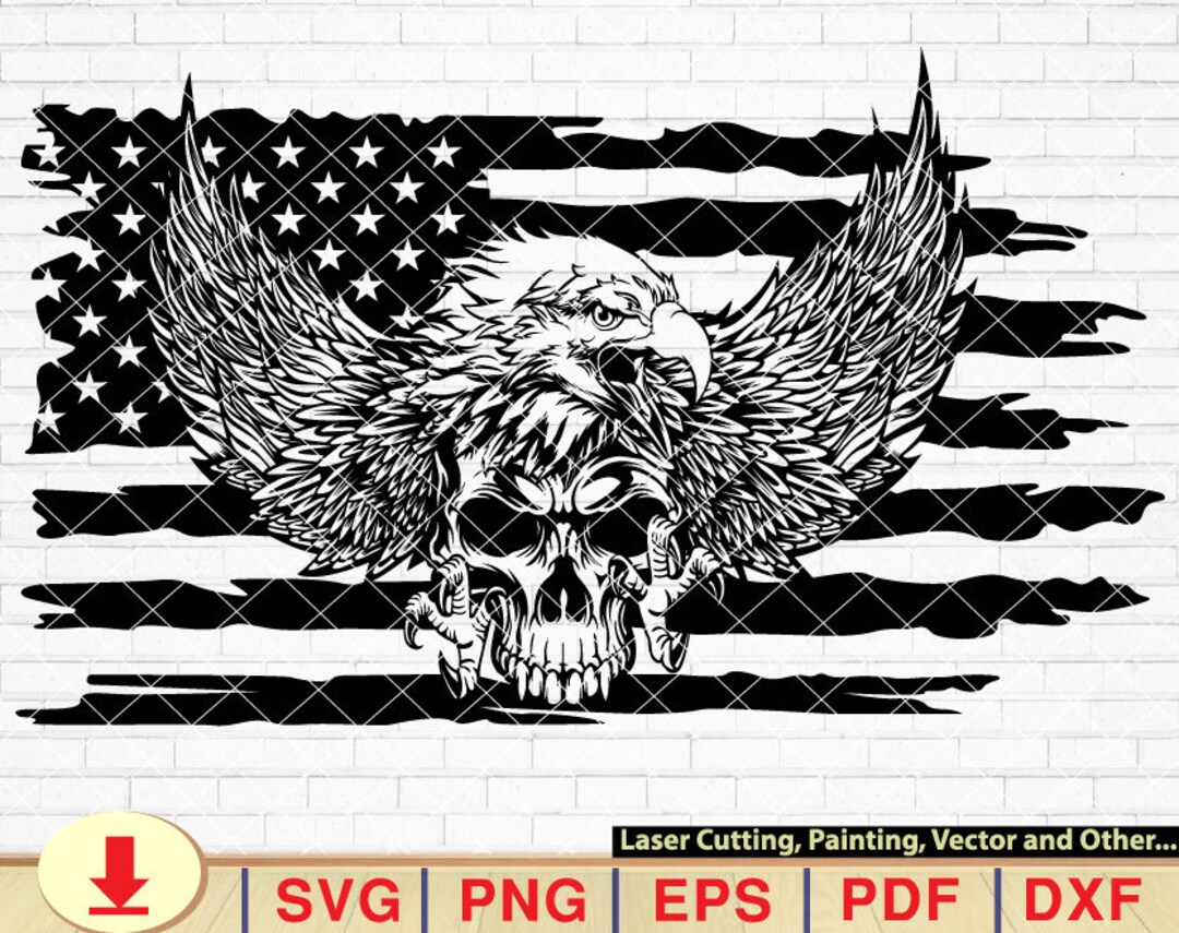 Eagle Through Flag Svg Eagle Flag Svg Eagle USA Svg - Etsy Canada