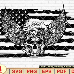Eagle Through Flag Svg Eagle Flag Svg Eagle USA Svg - Etsy