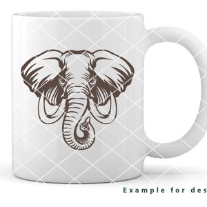 Elephant Head Svg, Elephant Tusks Svg, Elephant Fangs Svg, Ivory Svg ...