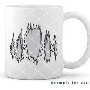 Ripped Svg Scratch Svg Claw Svg Claw Marks Svg Claw - Etsy UK