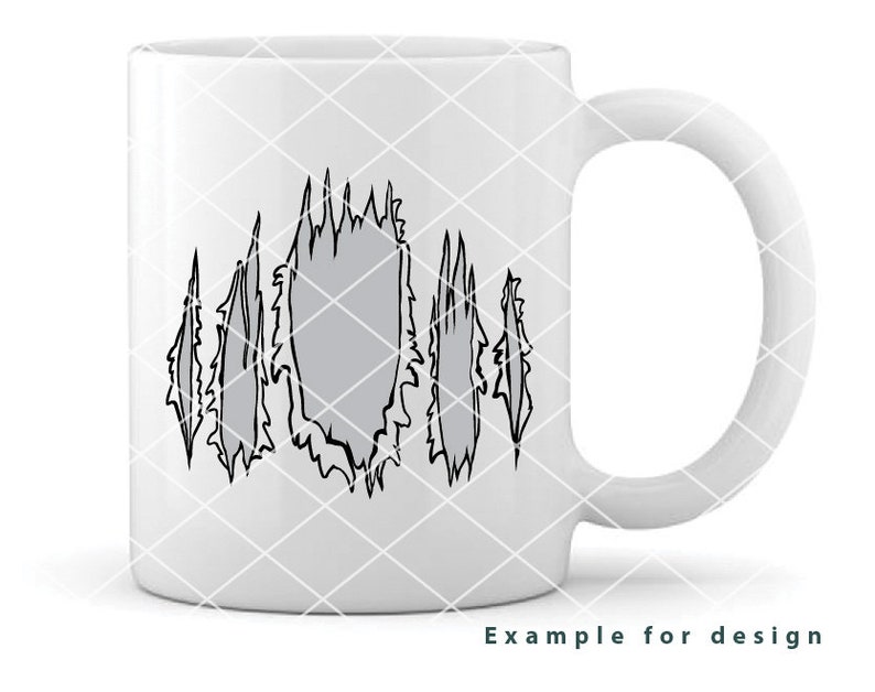 Ripped Svg Scratch Svg Claw Svg Claw Marks Svg Claw - Etsy UK