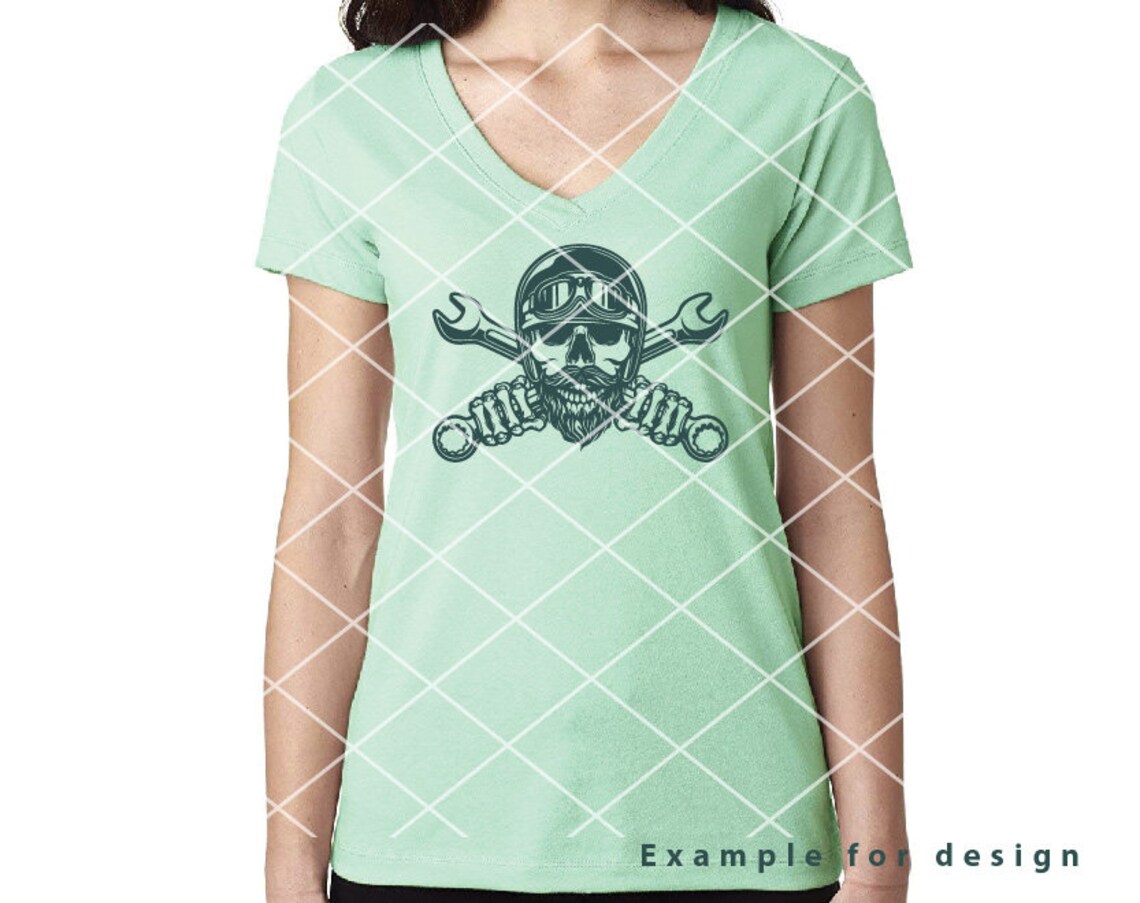 Mechanic Skull Svg Repair Tools Svg Wrench Svg Mechanic - Etsy