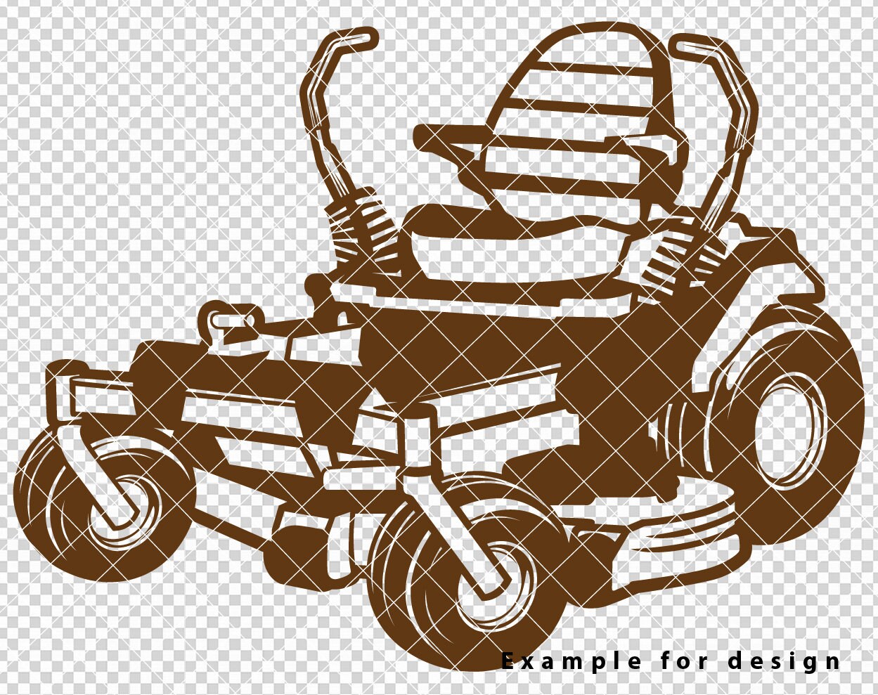 Zero Turn Lawn Mower SVG: Landscaping Clipart (digital Files) - Etsy