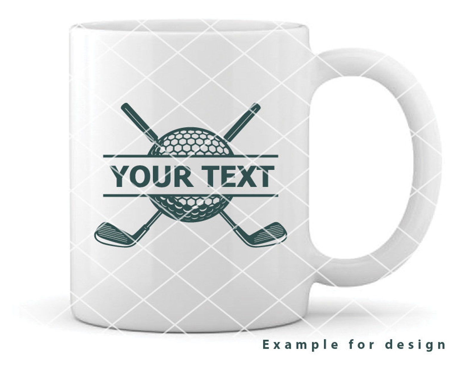 Golf Monogram Svg Golf Svg Golf Name Frame Svg Golf Ball - Etsy