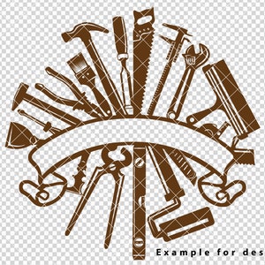 Tools SVG: Mechanic, Carpenter, Contractor Logo (digital Files) - Etsy