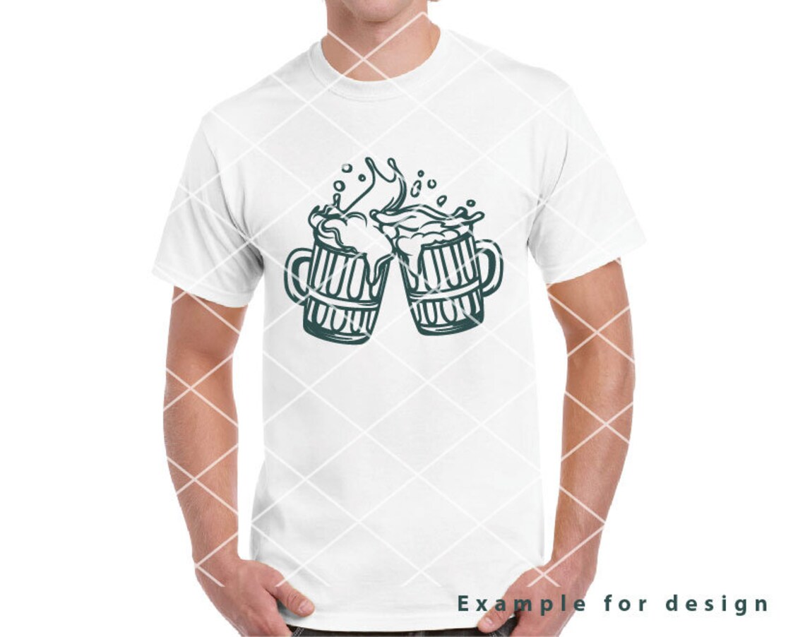 Beer Mugs Svg Beer Mugs Toasting Svg Beer Svg Beers Cheers - Etsy