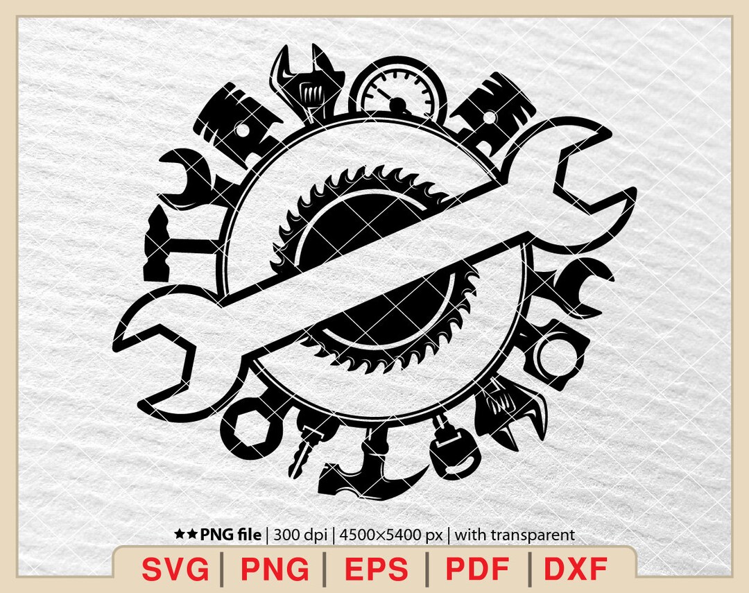 Mechanic Tools SVG: Wrench, Handyman Logo (digital Files) - Etsy