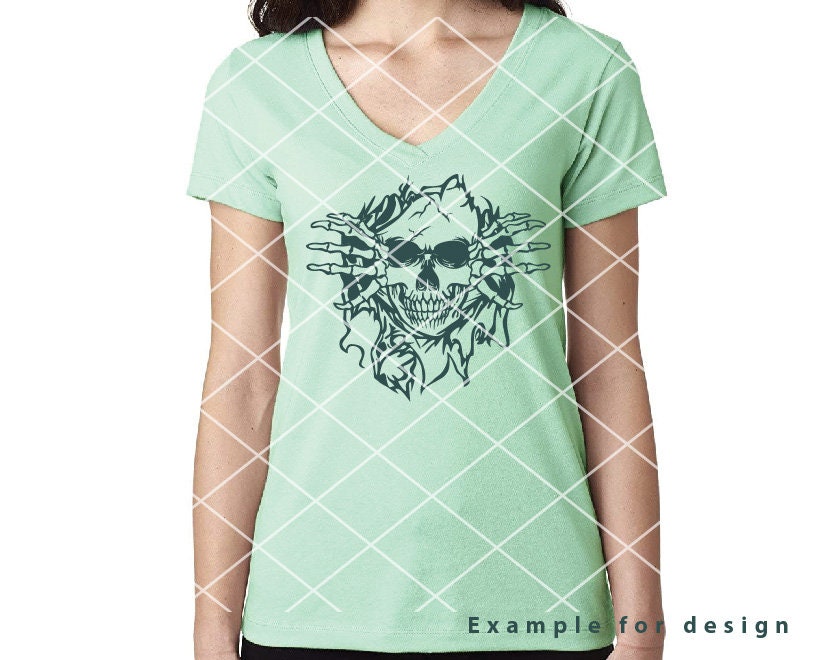 Skull Rip Open Shirt Svg Skeleton Svg Ripped Skull Svg - Etsy UK