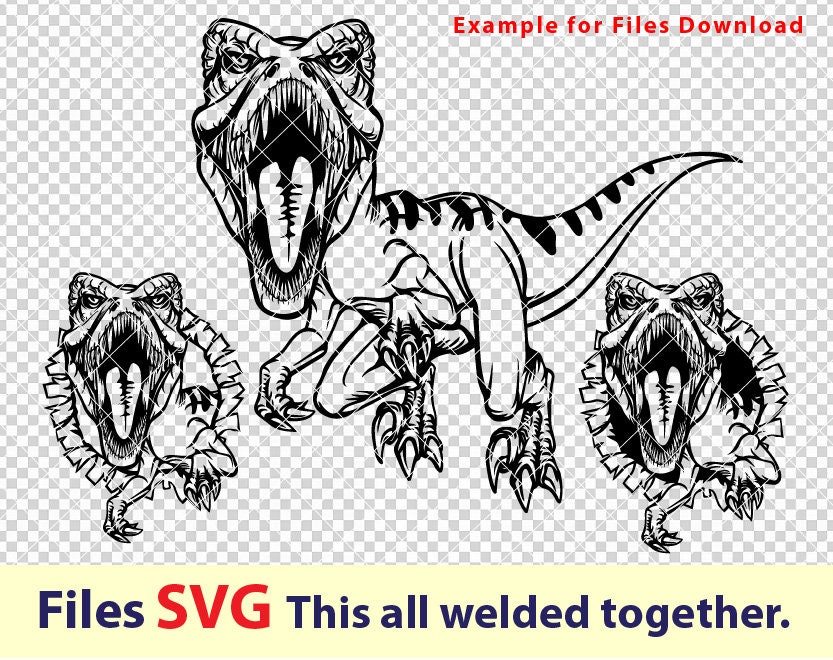 T Rex Scratch Svg Trex Svg Dinosaur Svg Distressed Trex - Etsy Australia