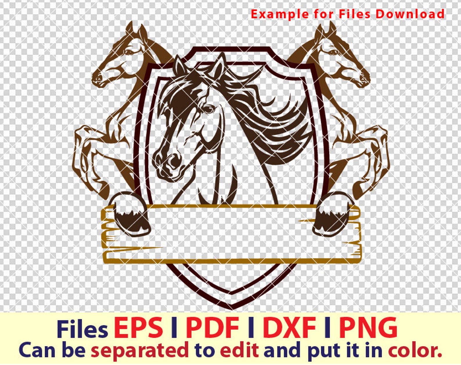 Horse Split Frame Svg horse Monogram Svg Horse Svg Bundle - Etsy UK