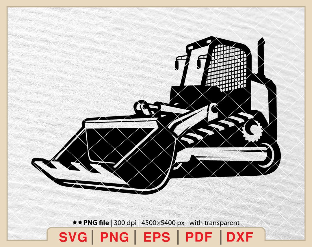 Loader Truck SVG: Construction Vehicle Clipart (digital Files) - Etsy
