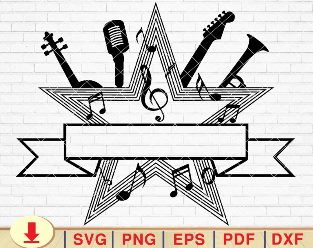 Rock Music Note Svg Musical Svg Music Symbol Svg Rock Svg - Etsy