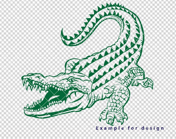 Sad Alligator Clipart