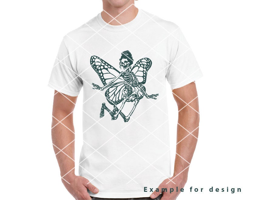 Skeleton Butterfly Svgskull Butterfly Svghalloween - Etsy