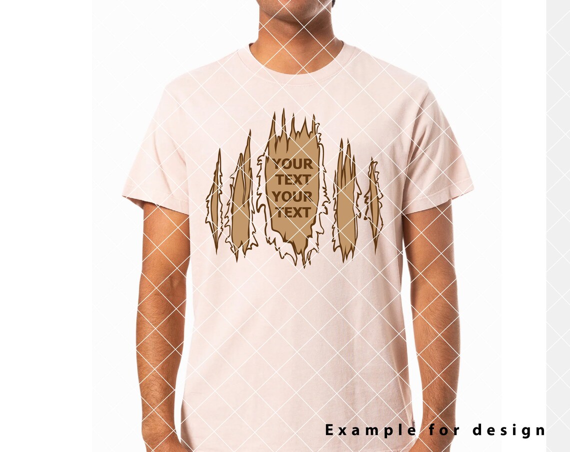 Claw Scratches SVG: Ripped Shirt Design (digital Files) - Etsy