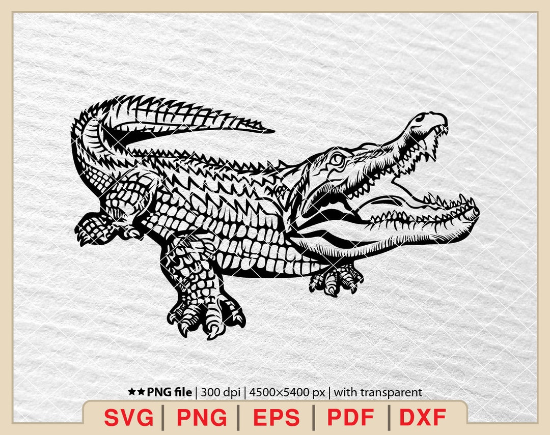 Crocodile SVG, Alligator Svg, Crocodile Clipart, Crocodile Files for ...