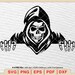 Skull Monogram Frame Svg, Skull Svg, Halloween Frame Svg, Skull Frame ...