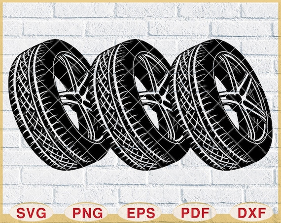 Tyre Wheels Svg Wheels Svg Tires Svg Tire Car Svg Car - Etsy
