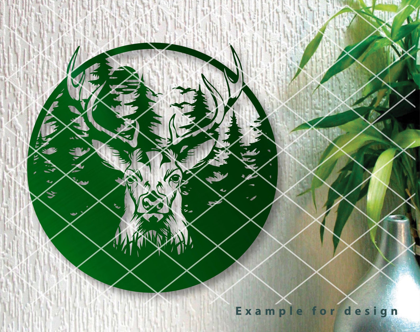 Wildlife Scene Svg Nature Wildlife Scene Svg Deer Scene Svg - Etsy