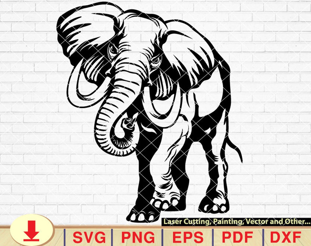Elephant Head Svg Safari Elephant Svg Elephant Svg Mama - Etsy